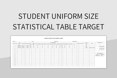 Free Uniform Templates For Google Sheets And Microsoft Excel Slidesdocs