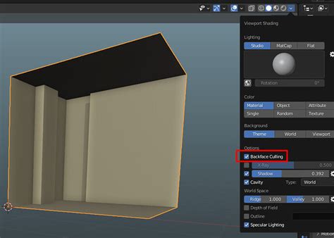 How To Show Wireframe In Viewport Solid Shading Mode With Backface