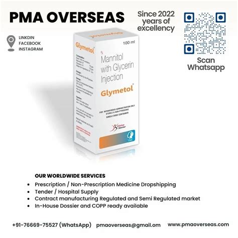 Mannitol Glycerin Infusion At ₹ 185piece Mannitol Injections In