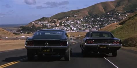 1968 Ford Mustang Bullit Vs Dodge Charger Iconic Car Chase Scene From