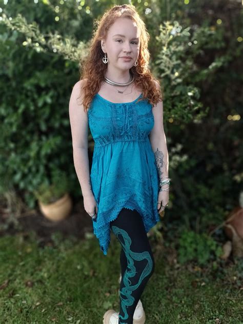 Pixie Top Bright Blue Global Emporium