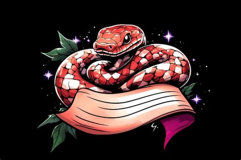 Red Snake Drawing Images Free Download On Freepik