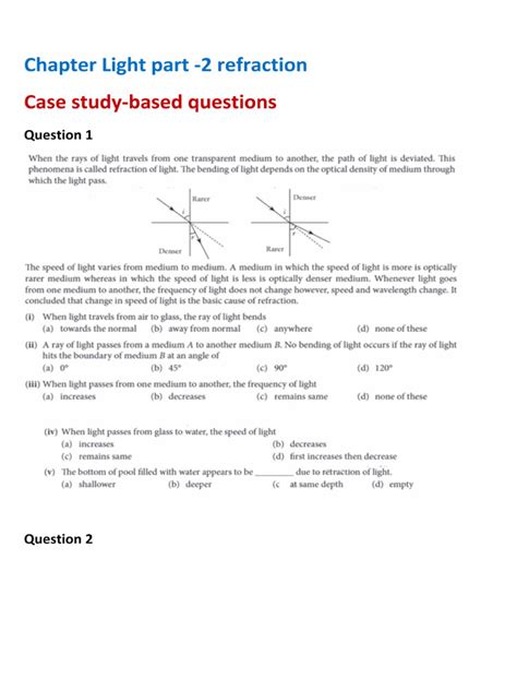 Case Study Class 10 Pdf