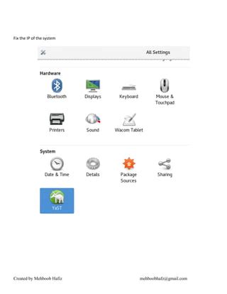 Installation Of Sap HANA DB System On SUSE Linux PDF