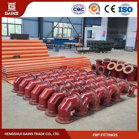 Gains Grp Pipe Coupling Fittings Manufacturing Grp Fitting China Frp