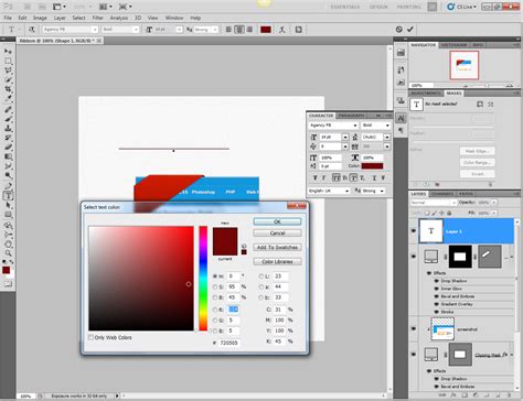 Create Stitched Ribbon Using Photoshop Thewwwdesigners