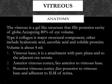 Types Of Vitrectomy Indication S And Complications Pptx
