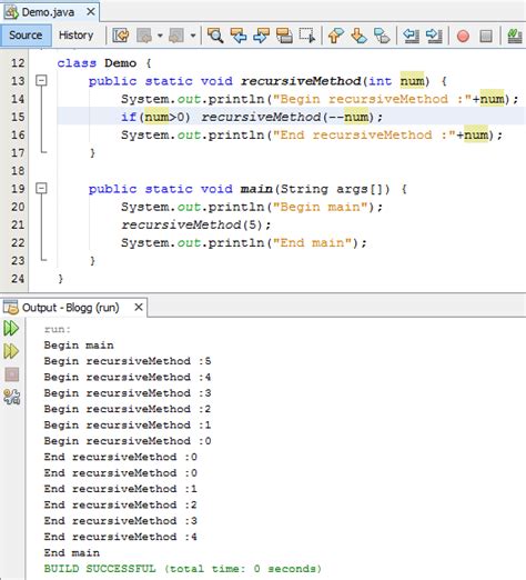 Java Programming Sinhala Tutorial Recursive Method Calling Part 17