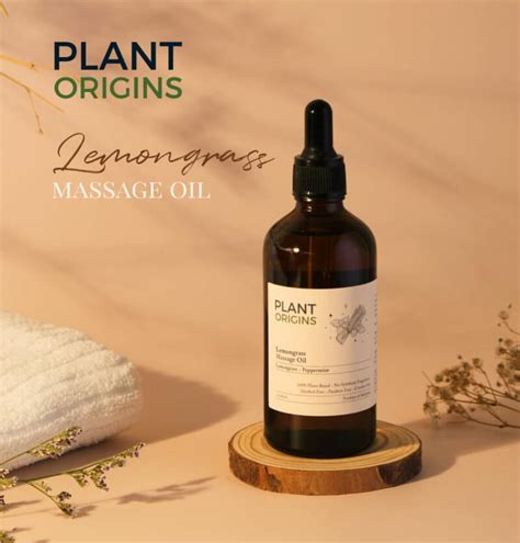 Plant Origins Lemongrass Massage Oil 100ml Calmerscapes Malaysia