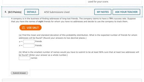 Solved A Company Is In The Business Of Finding Addresses Of Chegg