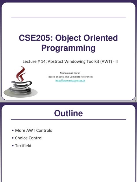 lecture 14 awt ii pdf internet explorer computer programming