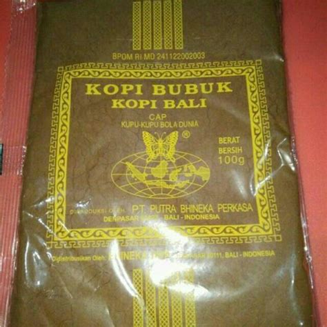 Jual Kopi Bali Cap Kupu Kupu Bola Dunia Gr Asli Shopee Indonesia