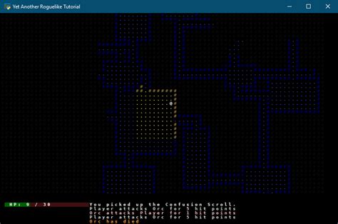 Roguelikedev Does The Complete Roguelike Tutorial Week 5 Rroguelikedev