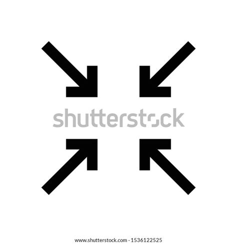 Minimize Screen Line Vector Single Icon Stock Vector Royalty Free Shutterstock