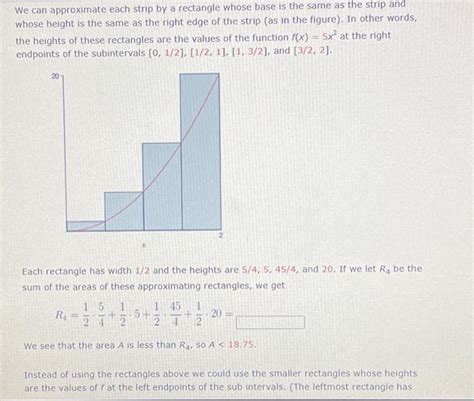 Solved Video Example EXAMPLE Use Rectangles To Estimate Chegg