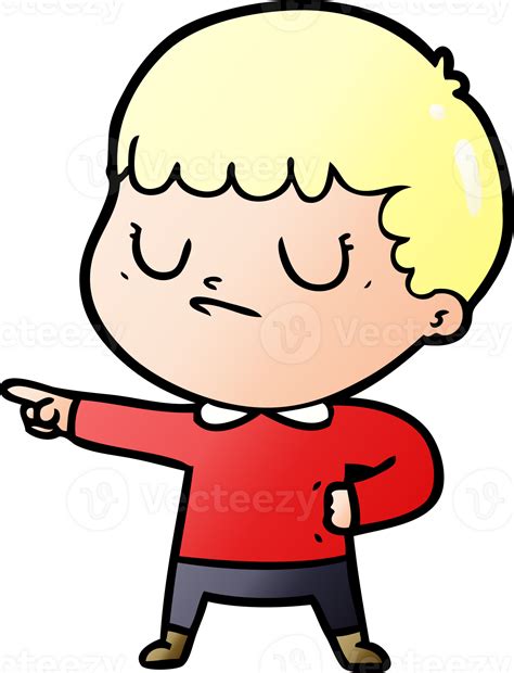 Cartoon Grumpy Boy 39850036 Png