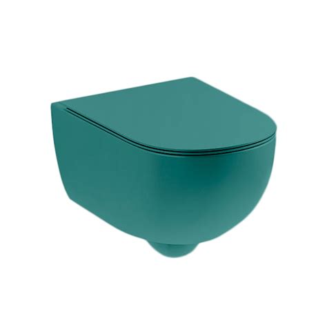 Унитаз подвесной с крышкой Nic Design Pin Amazzonia глянец 003709077