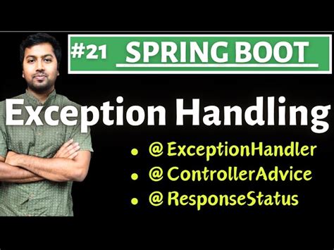 exceptionhandler spring exception handling in spring boot