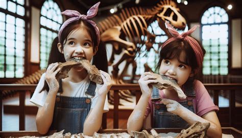 Custom Copilot Girls Eating Dinosaur Fossils In A Museum R Chatgpt
