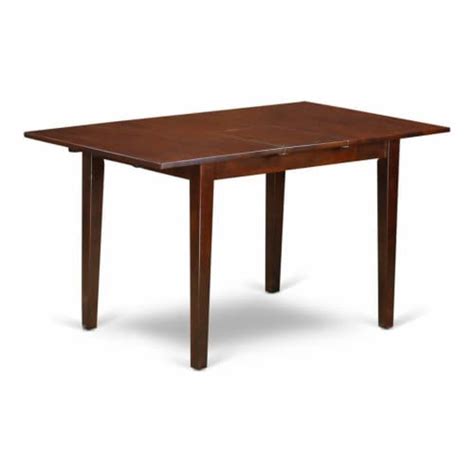 East West Furniture Picasso Wood Butterfly Leaf Dining Table In