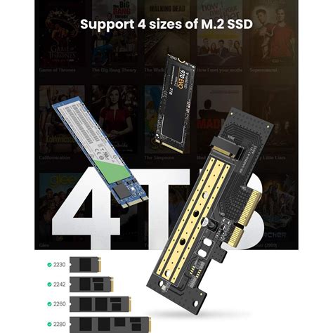 UGREEN CM302 M.2 NVME to PCI-E 3.0 X4 Express Card Adapter - Support ...