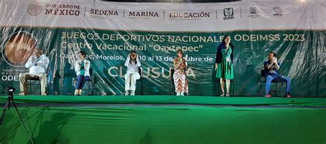 Clausura De Los Juegos Deportivos Nacionales ODEIMSS 2023 Por Parte Del