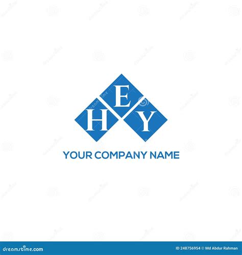 Hey Letter Logo Design On Black Background Hey Creative Initials