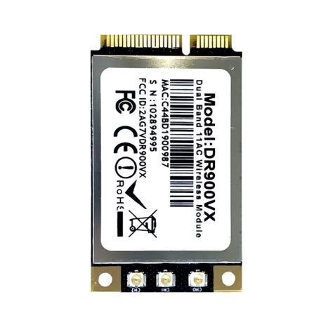 Dual Band Selectable Wifi Module Mini Pcie 24g5g Dr900vx 80211ac