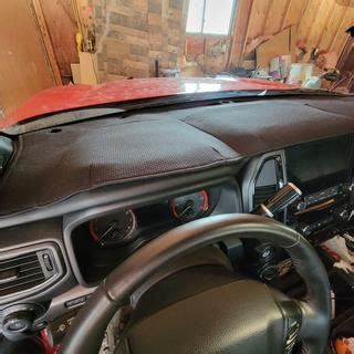 Tooled Leather Dash Cover