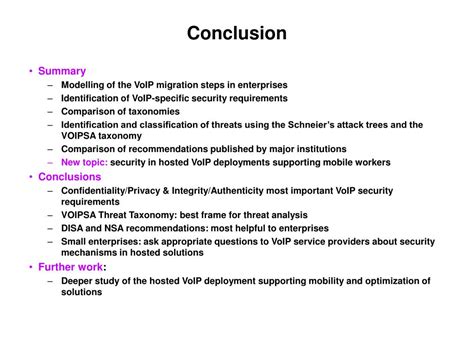 PPT Security Of SIP Based Voice Over IP VoIP In Enterprise Networks PowerPoint Presentation