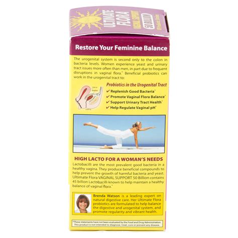 Renew Life Ultimate Flora Vaginal Support Extra Strength Probiotic For