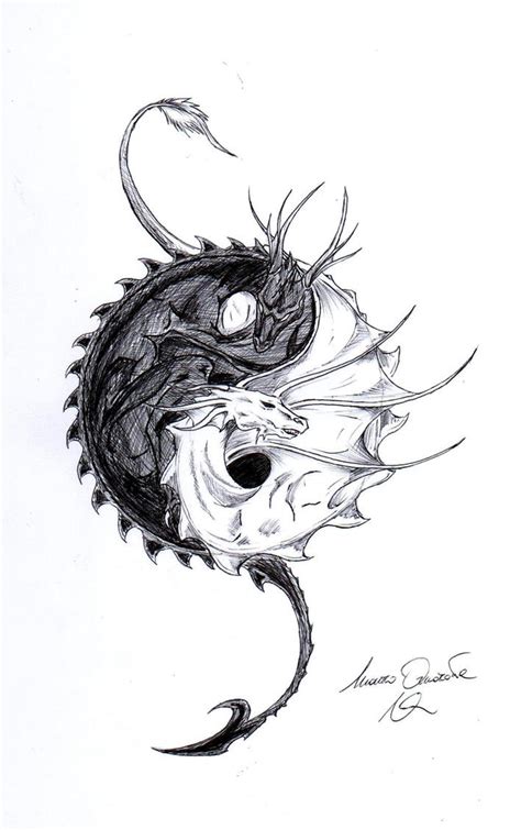 Dragon Ying Yang By Ghostshark94 On Deviantart