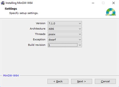 Installing Mingw