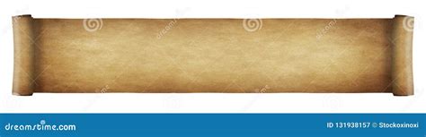 Aged Paper Scroll Long Stock Image Image Of Manuscript 131938157