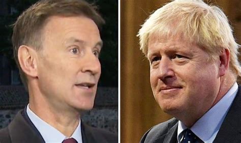Brexit News Jeremy Hunt Pledges Support To Boris Jonhson S No Deal Manifesto UK News