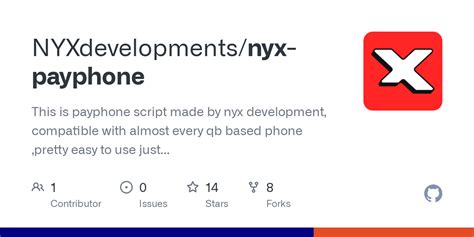 Nyx Payphone Client Lua At Main NYXdevelopments Nyx Payphone GitHub