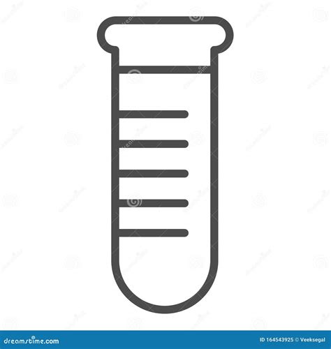 Lab Analysis Linear Icon Thin Line Illustration Blood Test
