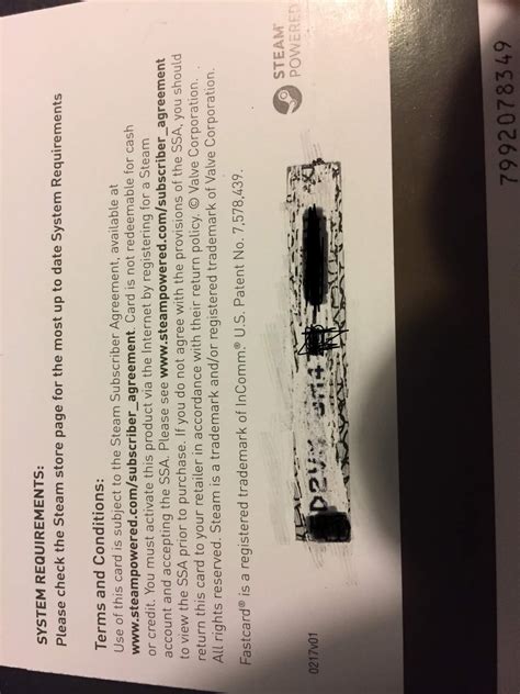 I Can T Read My Steam Card Code R Steam