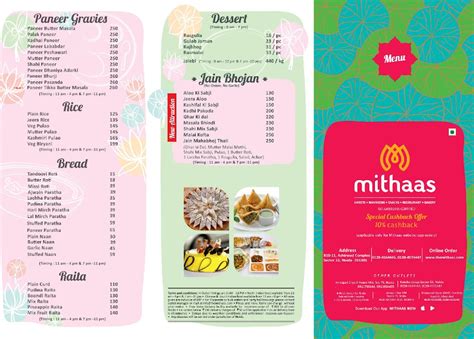 Menu Of Mithaas Sweets Ashirwad Complex Sector 53 Noida Magicpin
