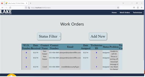 GitHub Binghamxsolutions WorkOrderWebApp A Simple NET Core Angular Web App For Viewing