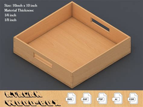 Tray Laser Cut Files Different Thickness And Sizes Tray Svg Files