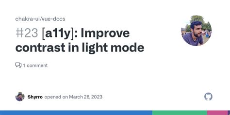 A11y Improve Contrast In Light Mode · Issue 23 · Chakra Uivue Docs