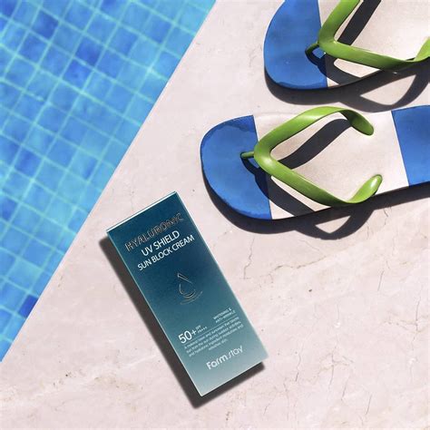 Farmstay Hyaluronic Uv Shield Sun Block Cream Harumi Belleza Coreana