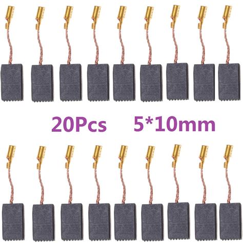 전기 모터 카본 브러시 전동 공구 흑연 브러시 교체 보쉬 125 앵글 연마기 20 개 전원 도구 부품 및 액세서리