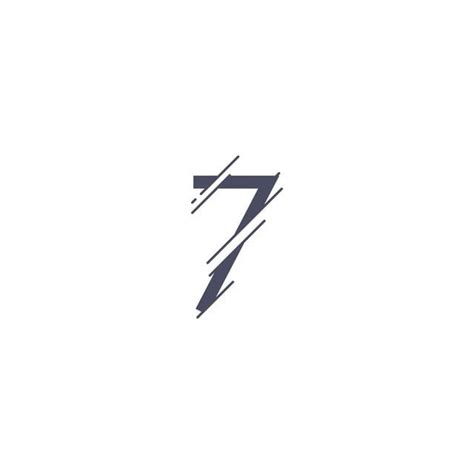 Number 7 Tattoo Fonts