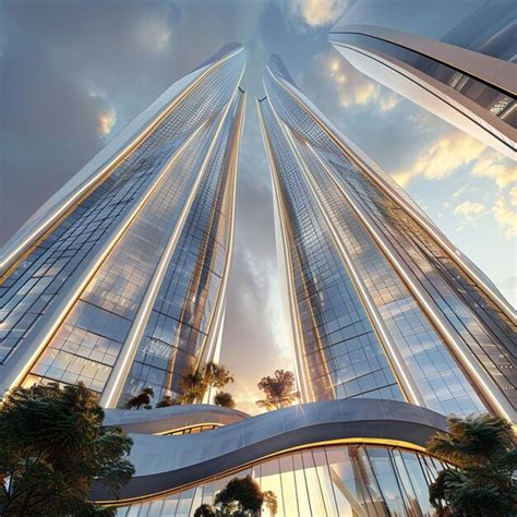 Three Big Tower Of Chpp Closeup Premium Ai Generated Image