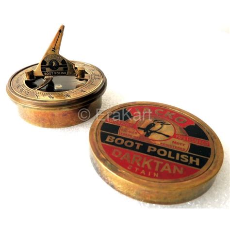 Buy Jacko Boot Polish Brass Sundial Compass Online At Erakart Sale