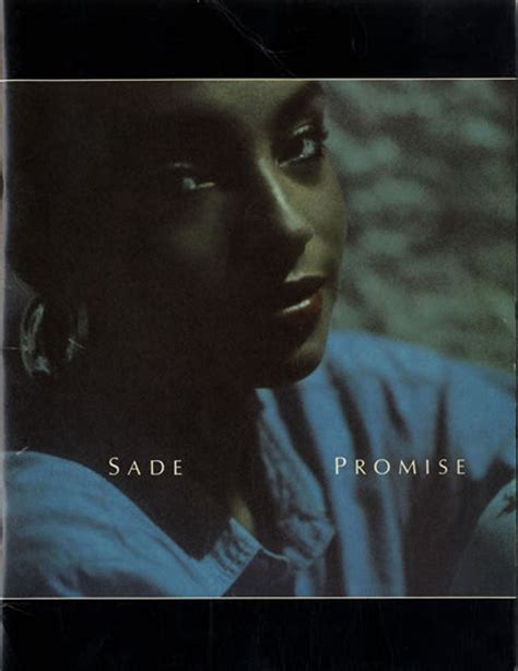 Sade Promise The World Tour Uk Tour Programme —