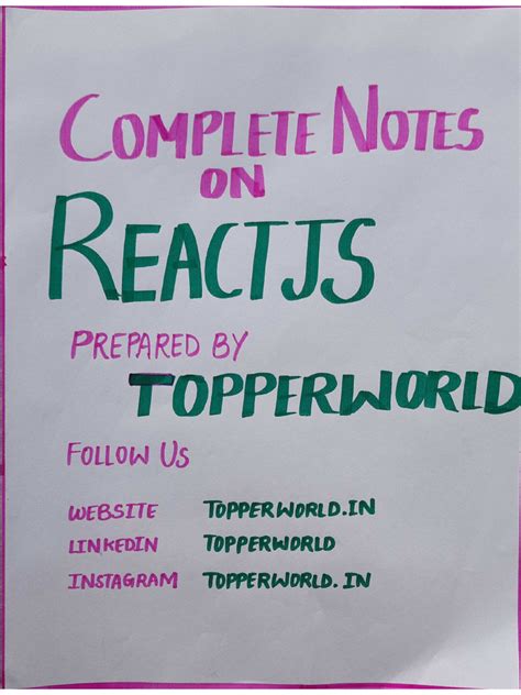 React Js Pdf