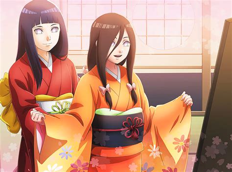 Hinata And Hanabi New Official Art From Nxb Game Rnaruto